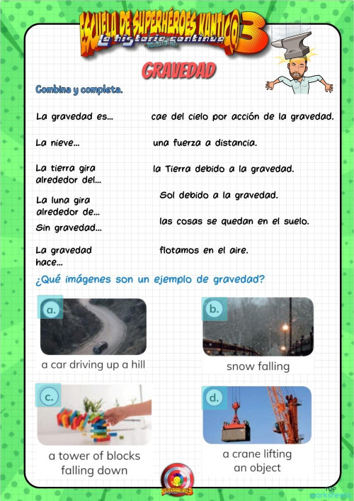 Materia y energía: fichas interactivas y ejercicios online | TopWorksheets