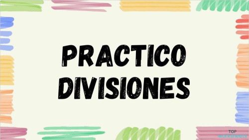 Repartir en partes iguales. Ficha interactiva | TopWorksheets