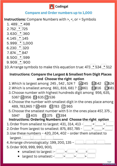 Interactive worksheets and online exercises in english | TopWorksheets