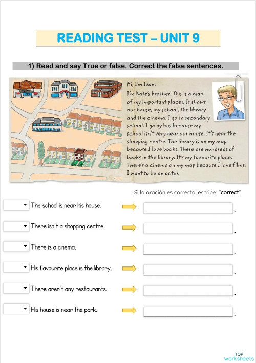 Unit 9 - READING. Interactive worksheet | TopWorksheets