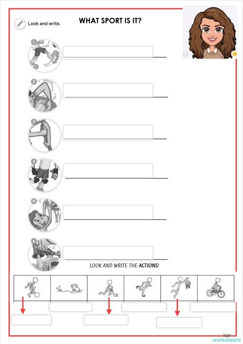 SPORTS VOCABULARY. Interactive worksheet | TopWorksheets