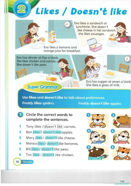 SM_ Grammar practice 3. Interactive worksheet | TopWorksheets