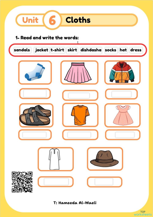 unit 6 grade 1. Interactive worksheet | TopWorksheets