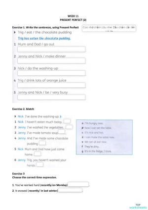 Week 11 - Homework 2. Interactive worksheet | TopWorksheets