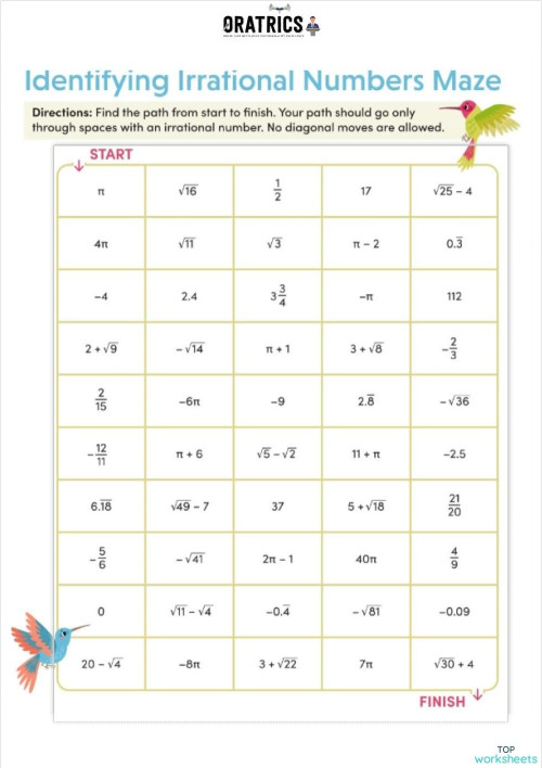 Grade 6 54. Interactive worksheet | TopWorksheets