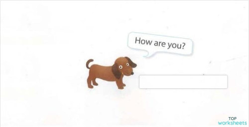 How are you?. Interactive worksheet | TopWorksheets