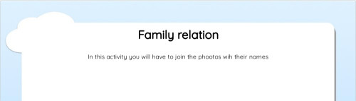 Family relation. Interactive worksheet | TopWorksheets