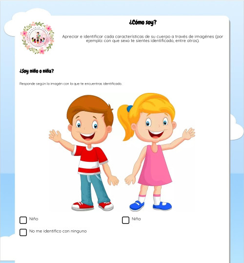 ¿Cómo soy?. Ficha interactiva | TopWorksheets