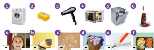 Machines at home. Interactive worksheet | TopWorksheets