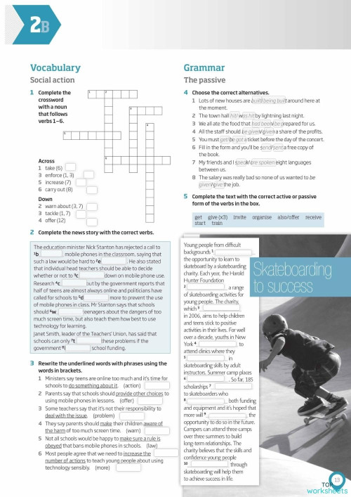 B2 u2b Roadmap. Interactive worksheet | TopWorksheets
