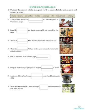 E9 Unit one Local environment (vocab-1). Interactive worksheet ...