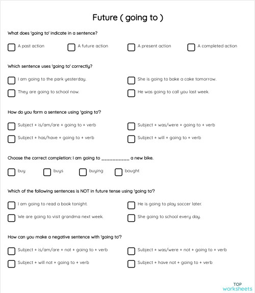 Future simple: WILL - WON'T. Interactive worksheet | TopWorksheets Future simple: WILL - WON'T. Interactive worksheet | TopWorksheets