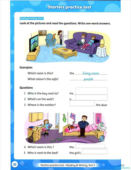 Get ready for starters Unit 3 Cambridge Practice. Interactive worksheet ...