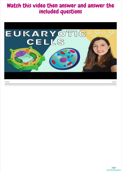 cell ultrastructure. Interactive worksheet | TopWorksheets