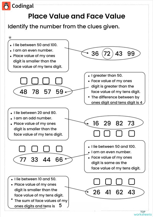 Mathematics Year 5. Interactive worksheet | TopWorksheets