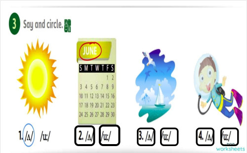 Long and short u vowel sounds G 4 M 4. Interactive worksheet ...