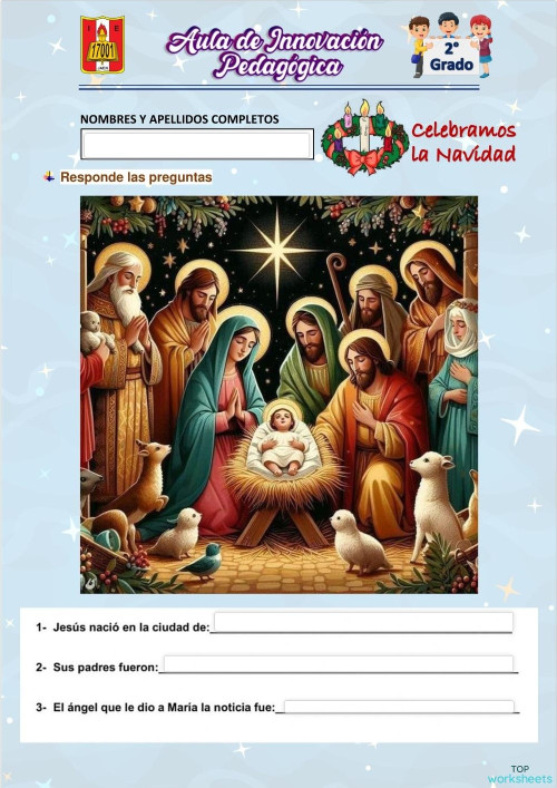 La Navidad. Ficha interactiva | TopWorksheets
