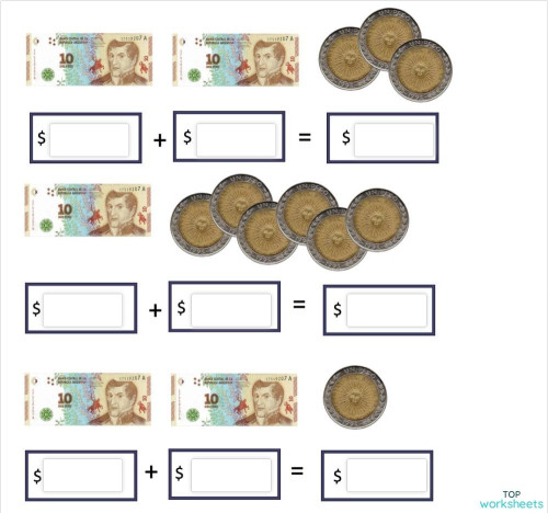 Diez más, diez menos. Ficha interactiva | TopWorksheets