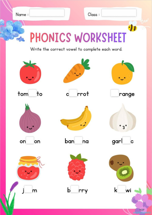 phonics STUV-WXYZ. Interactive worksheet | TopWorksheets