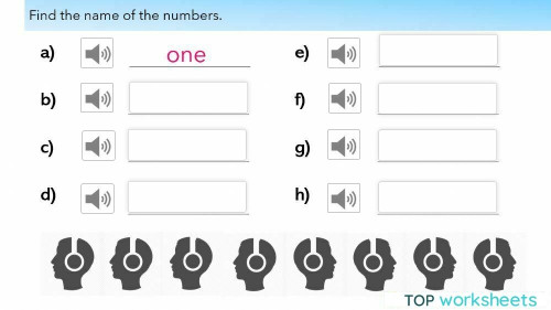 L8 - A8 - Numbers, Listening. Interactive worksheet | TopWorksheets
