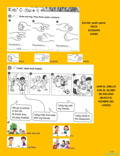 2DO GRADO E.C.E.A.B INGLÉS- BREAK TIME. Interactive worksheet ...