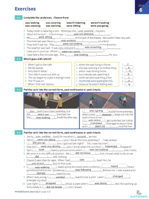 Past Continuous Interactive Worksheet Topworksheets - Iran Smarts