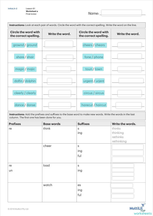 Lesson 81 Final Review. Interactive worksheet | TopWorksheets
