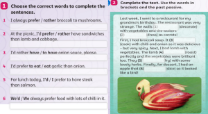 Rather and Prefer / Passive Voice (Past Simple). Interactive worksheet ...