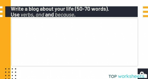(SA) Writing - Present Simple and Linkers. Interactive worksheet ...