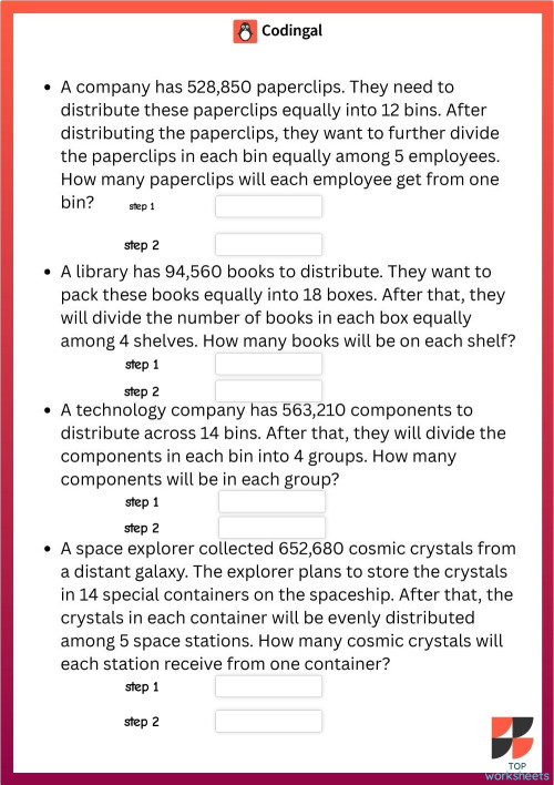 M_G04M04L12_WE01_Multi step word problem on division. Interactive ...