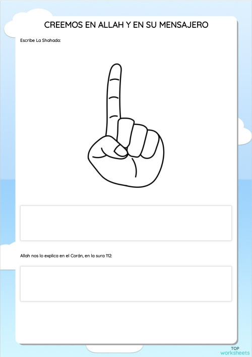 Religión: fichas interactivas y ejercicios online | TopWorksheets