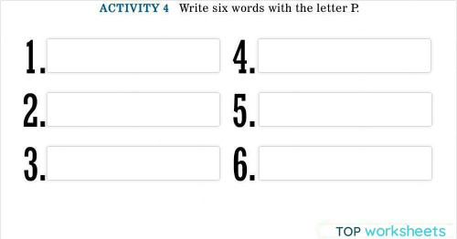Kid's Box 1 Unit 5 Section 3 Activity 4. Interactive worksheet | TopWorksheets