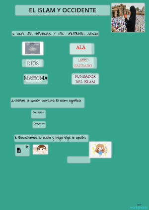 EL ISLAM. Ficha interactiva | TopWorksheets