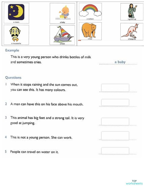 MOVERS READING SUCCEED 4. Interactive worksheet | TopWorksheets