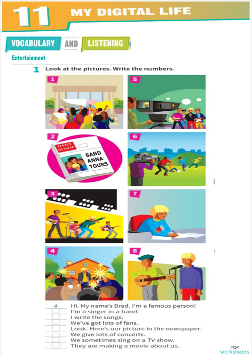 UNIT 11 VOCABULARY PAG48. Interactive worksheet | TopWorksheets