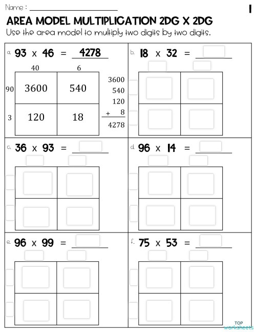 Multiplication Review. Interactive worksheet | TopWorksheets