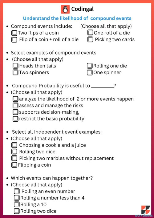 M_G08M23L69_WA01_Probability_with_Compound_Events_. Interactive ...