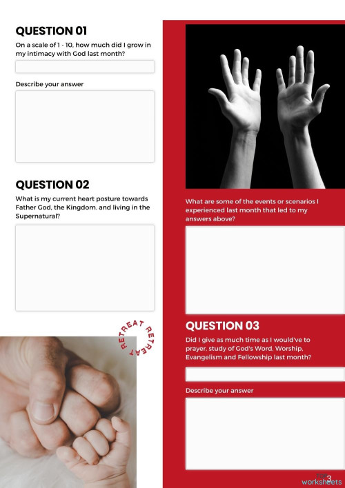 Retreat: interactive worksheets and online exercises | TopWorksheets