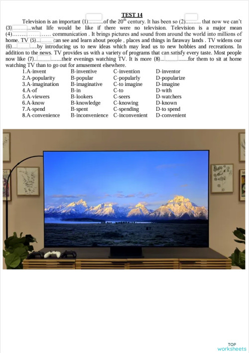 READING ĐỌC LỖ (WORDS) 21. Interactive worksheet | TopWorksheets