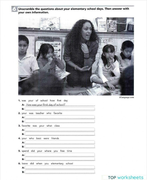 Unit 015 Workbook 06. Interactive worksheet | TopWorksheets