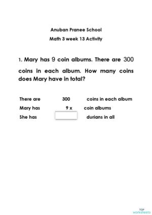 Math week 13. Interactive worksheet | TopWorksheets
