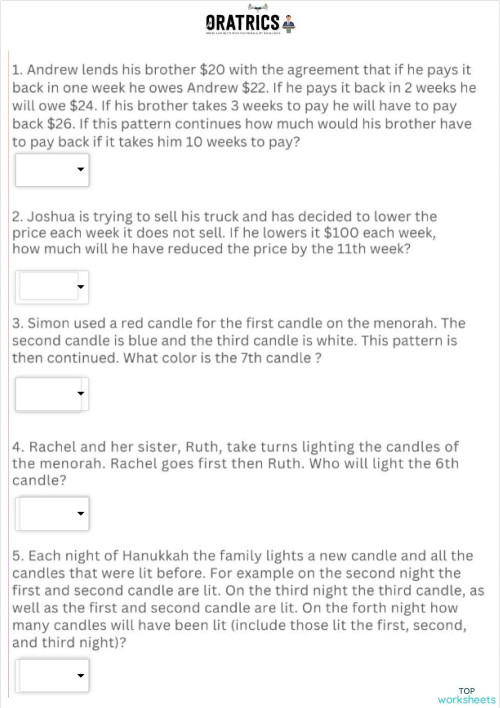 Area Area 34. Interactive worksheet | TopWorksheets