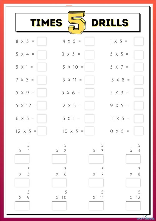 M_G01M11L38_WA02_Multiplying_by_5_and_10_4. Interactive worksheet ...