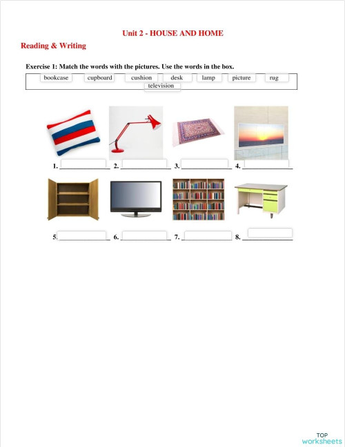 Interactive worksheets and online exercises in english | TopWorksheets