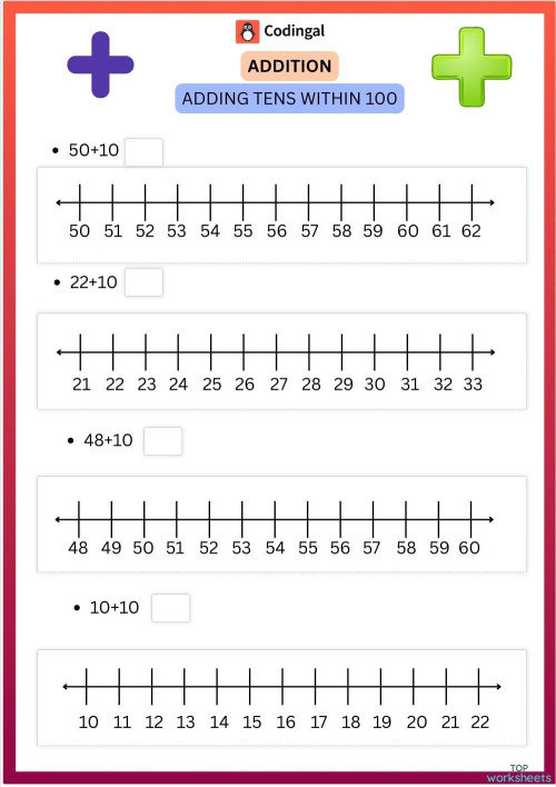 M_G01M07L19_WC01_Adding_Tens(Within_100)_1. Interactive worksheet ...