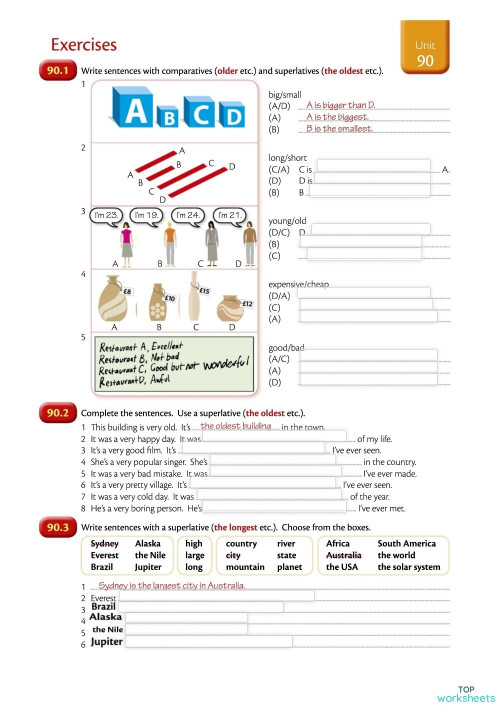 University / College: interactive worksheets and online exercises ...