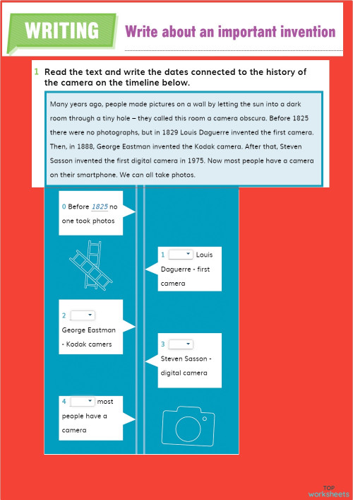 UNIT 5 WB WRITING PAGE 27. Interactive worksheet | TopWorksheets
