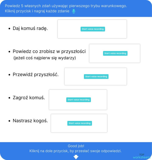 gramar - 1st con - 6. Interactive worksheet | TopWorksheets