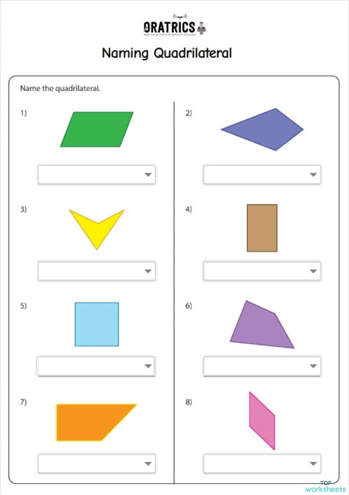 Shapes SSS. Interactive worksheet | TopWorksheets