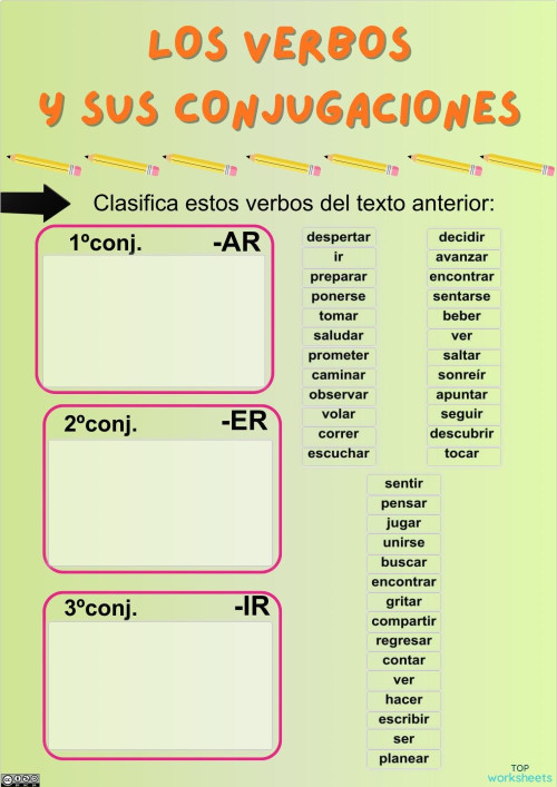 Verbos presente, pasado y futuro.. Ficha interactiva | TopWorksheets